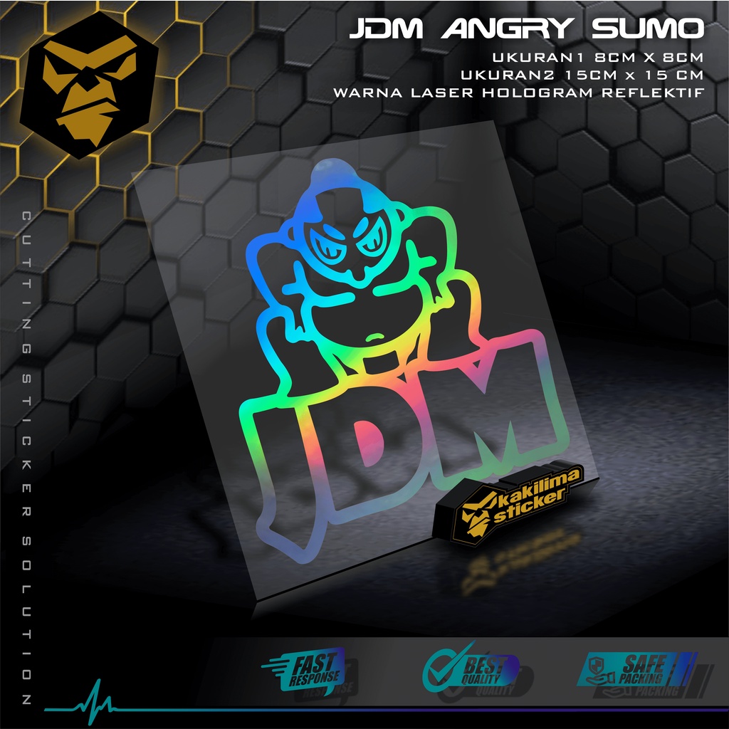 Jual Cutting Sticker JDM Sumo, Sticker Mobil. JDM. Japan Domestik ...