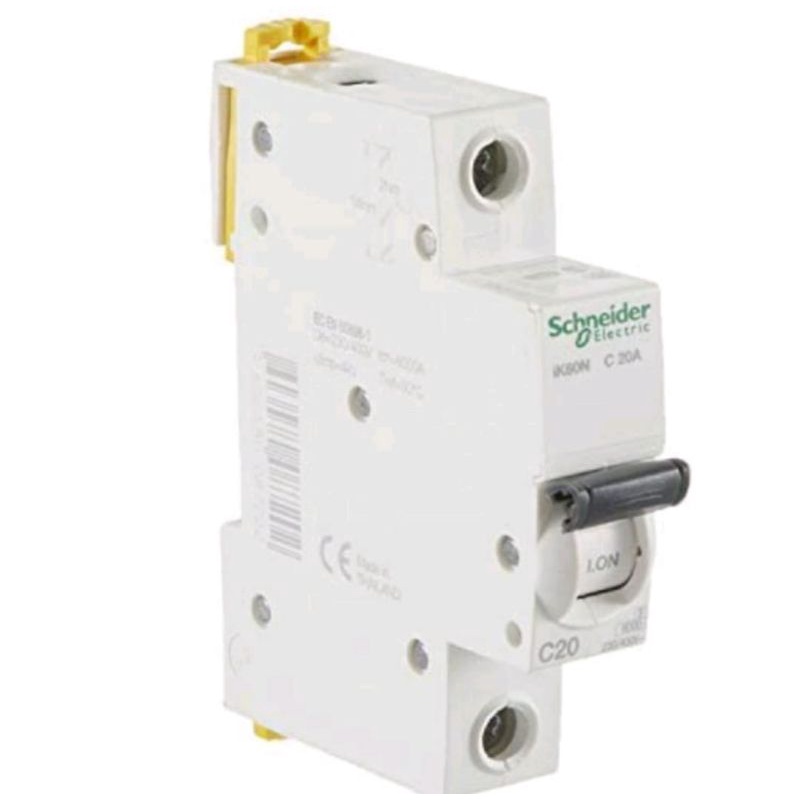 Jual Mcb Schneider iK60N 1P 2a,4a,6a,10a,16a,20a,25a,32a,40a,50a,63a | Shopee Indonesia