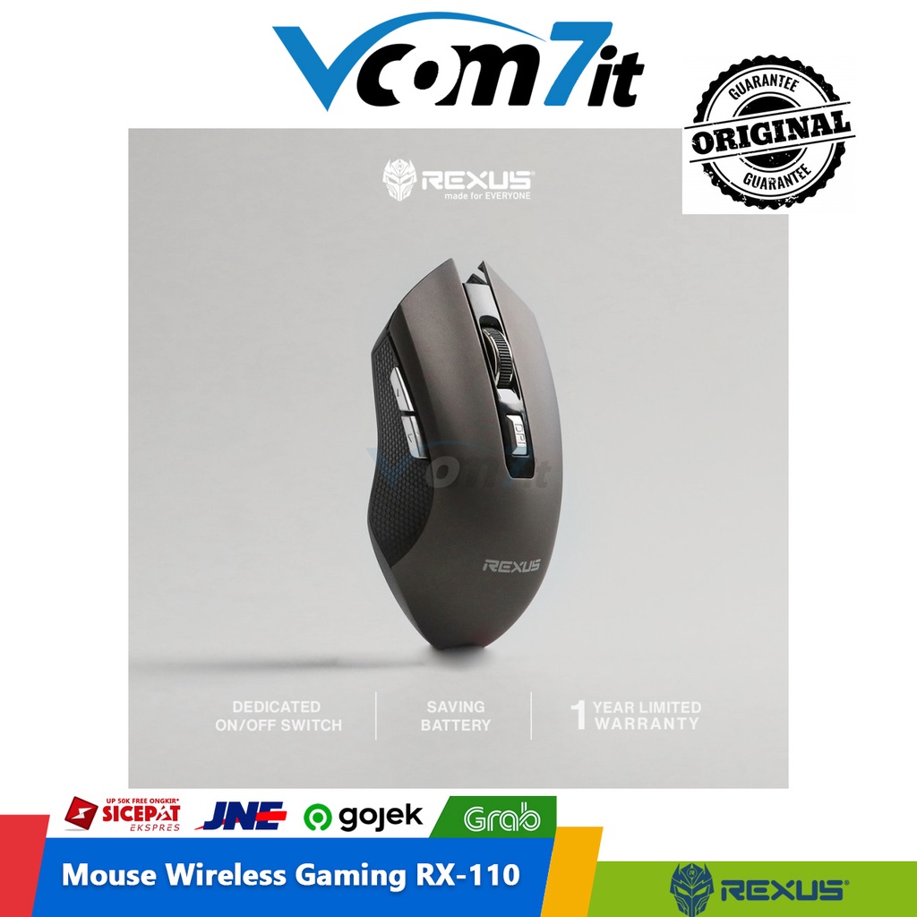 Jual Mouse Gaming Wireless Avenger Rexus RX110 / RX-110 6D | Shopee Indonesia