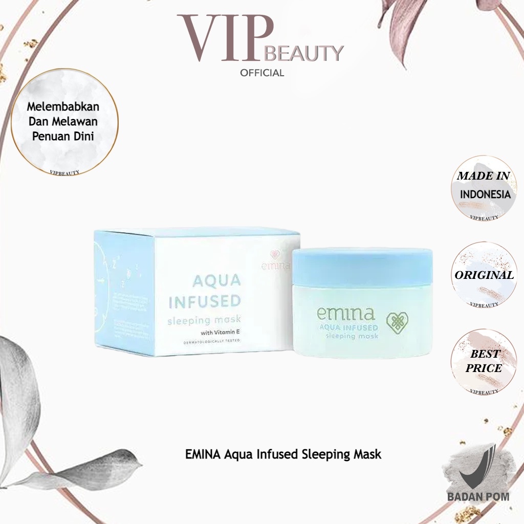 Jual EMINA Aqua Infused Sleeping Mask 30gr | Shopee Indonesia