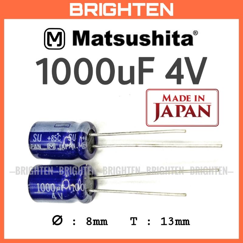 Jual MATSUSHITA Elko 1000uF 4V Kapasitor PANASONIC JAPAN Audio Audiophile | Shopee Indonesia
