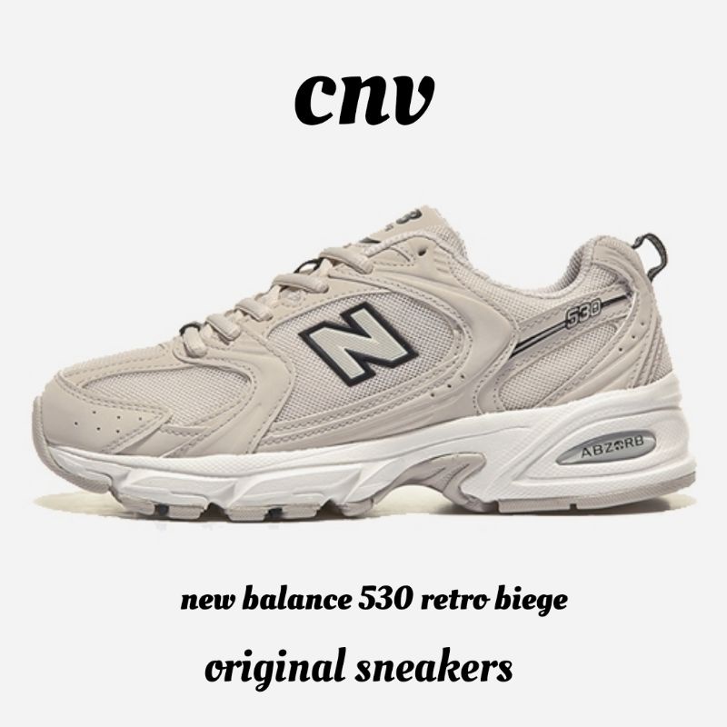 Jual NEW BALANCE 530 RETRO BEIGE 100% ORIGINAL RESMI | Shopee Indonesia