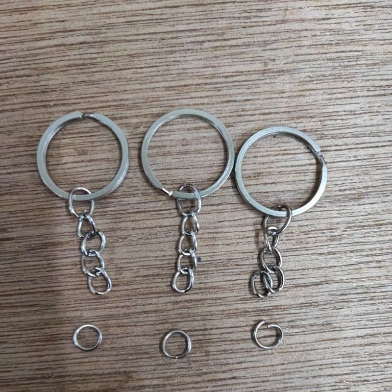 Jual Ring gantungan kunci gepeng, pipih 25mm | Shopee Indonesia