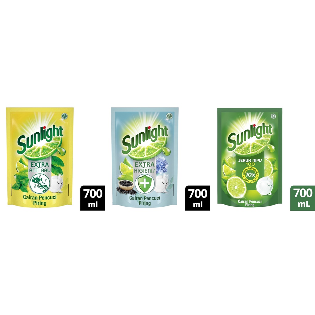 Jual Sunlight Sabun Cuci Piring All Varian Kemasan 755ml atau 700ml ...
