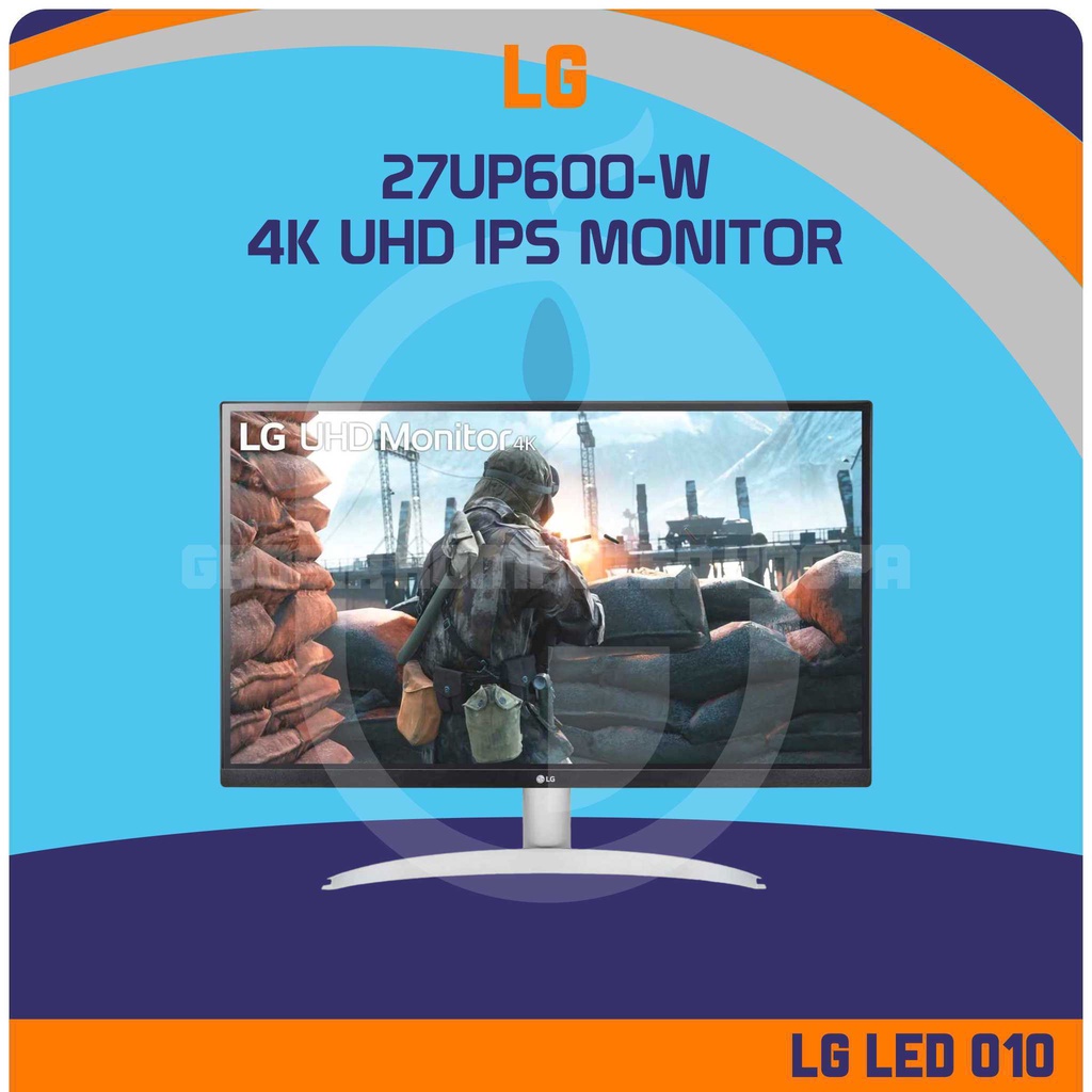 Jual LG 27UP600-W 27" 4K Ultra HD 5ms 60Hz DisplayHDR 400 IPS Panel Monitor | Shopee Indonesia