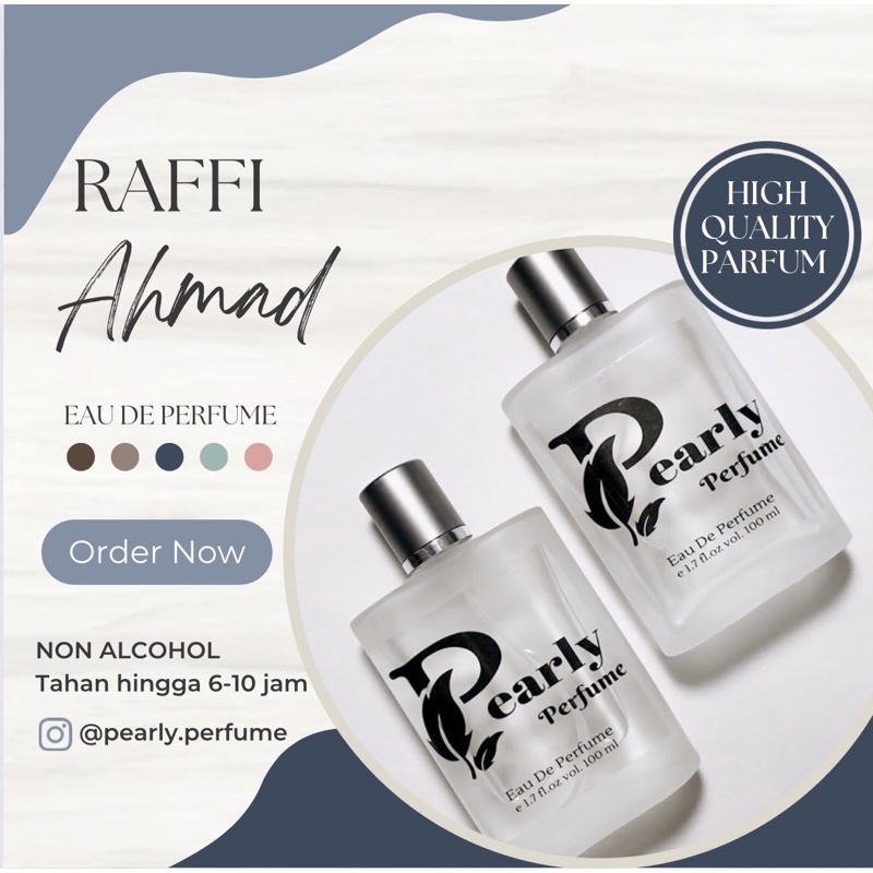 Jual PARFUM RAFI AHMAD inspired by PEARLY PERFUME / 15ml / 20ml / 30ml ...