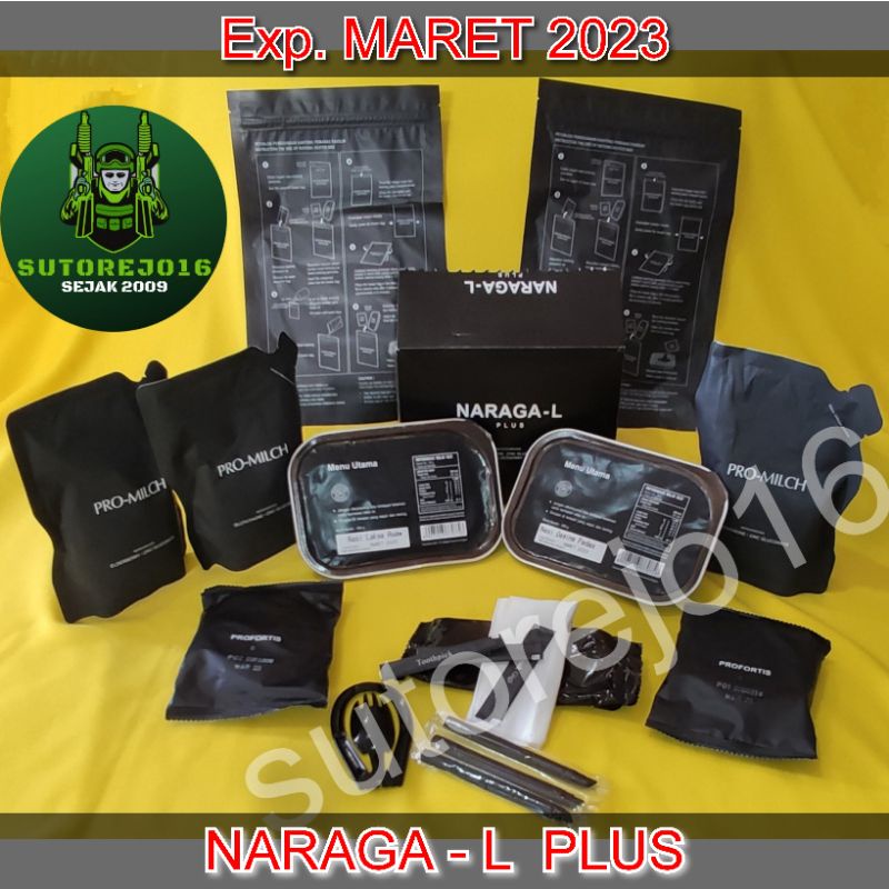 Jual nasi ransum tni naraga full set bonus heater bag flameless ...