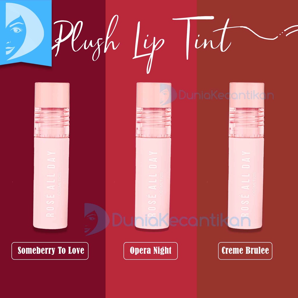 Jual Rose All Day Plush Lip Tint Pewarna Bibir Gel Liptint RAD | Shopee ...