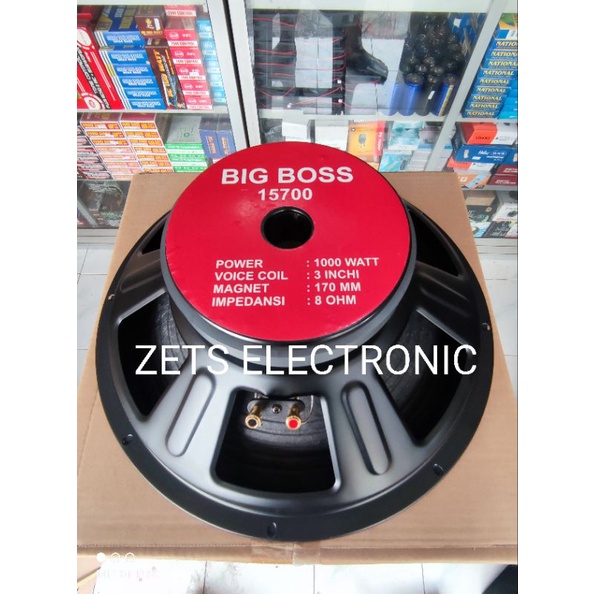 Jual SPEAKER 15 INCH BIG BOSS 15700 / spiker bass 15 inch big boss 15700 spul 3 inch daun ...