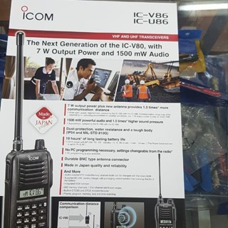 Jual HT ICOM IC V86 ORIGINAL VHF / Icom V86 Ori | Shopee Indonesia