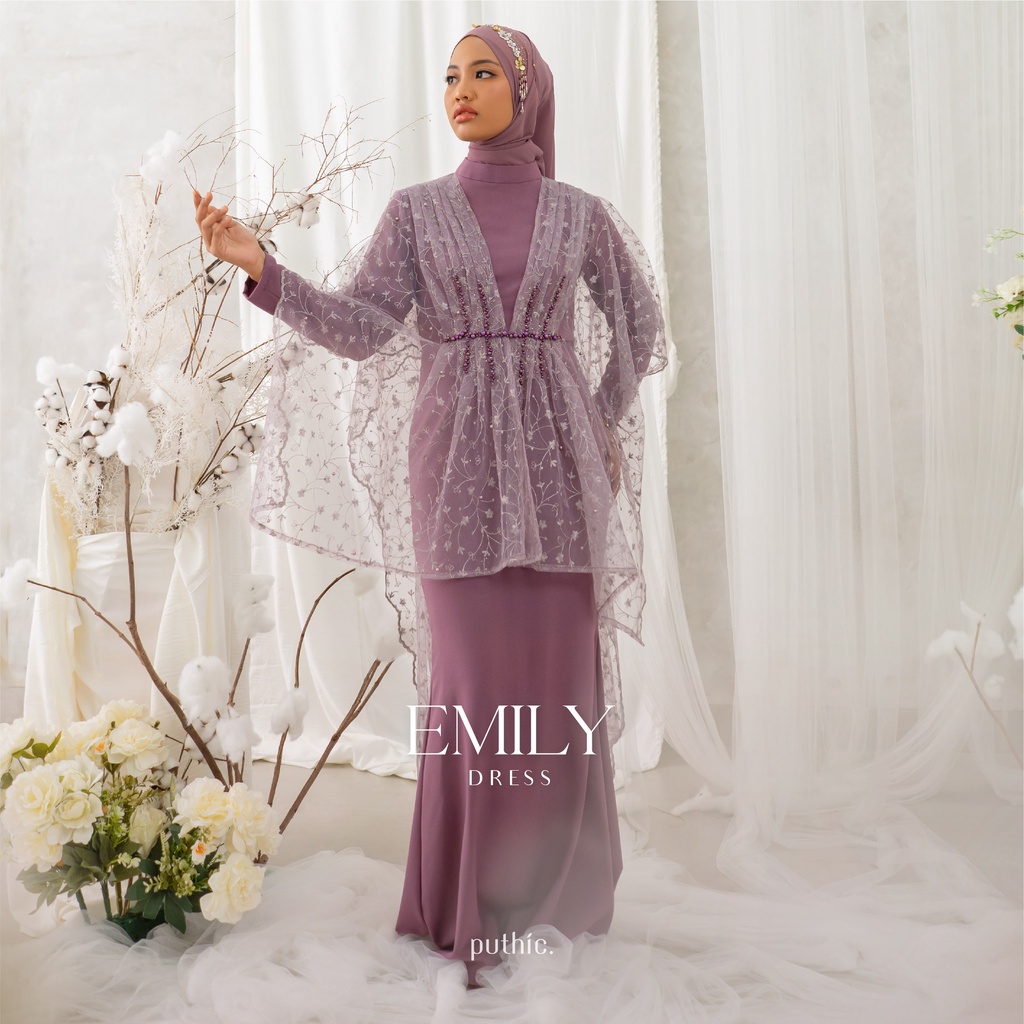 Jual PUTHIC - Emily Dress|Extra Payet|Pre Order | Shopee Indonesia