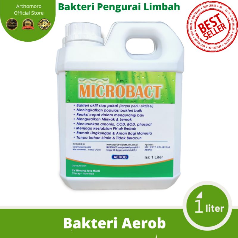 Jual Bakteri Pengurai Limbah Ipal AEROB Microbact | Shopee Indonesia