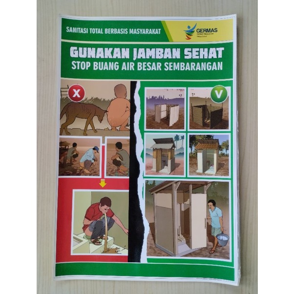 Jual Poster Gunakan Jamban Sehat Kode 13 | Shopee Indonesia