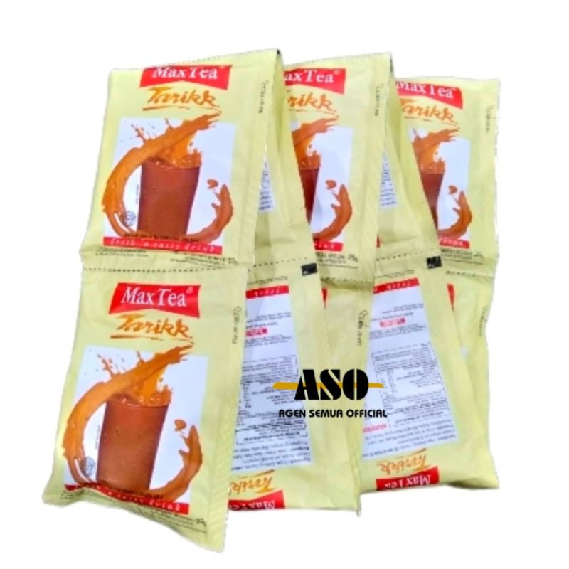 Jual MAX TEA TEH TARIK 25gr Sachet RENCENG ( ISI 10 ) PROMO !! | Shopee ...