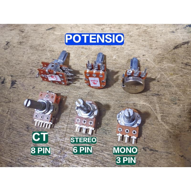 Jual Potensio / Potensio Meter / Pemutar Volume (Pilih Varian) | Shopee ...