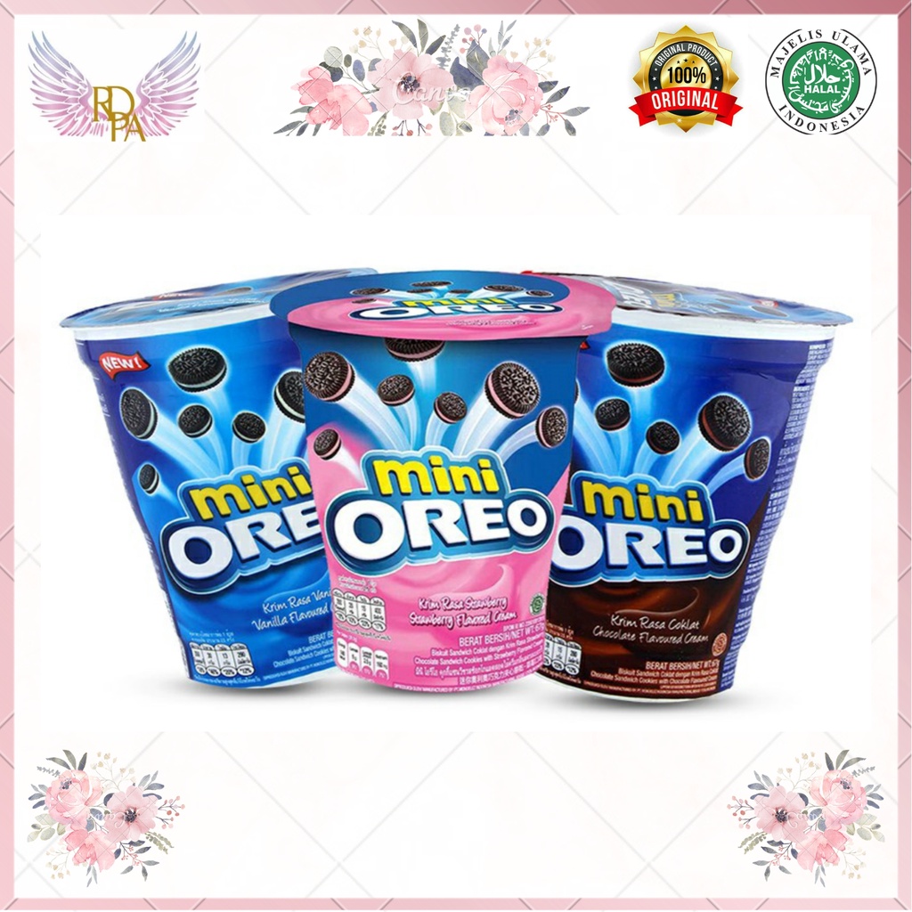 Jual Oreo Mini All Varian Cup 61,3 Gram. Oreo Mini. Oreo Wafer Biskuit ...