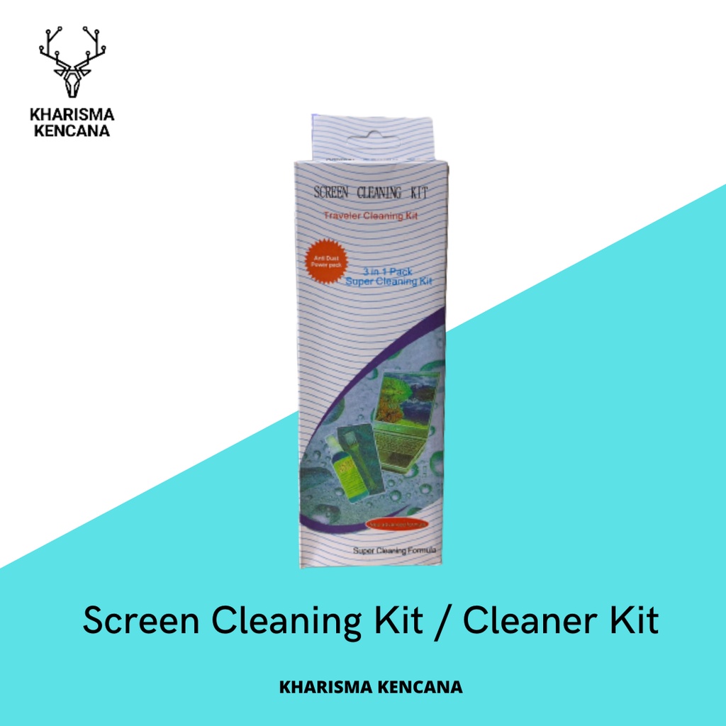 Jual LCD CLEANER PEMBERSIH LAYAR LED LAPTOP HANDPHONE CLEANER KIT 3 IN ...
