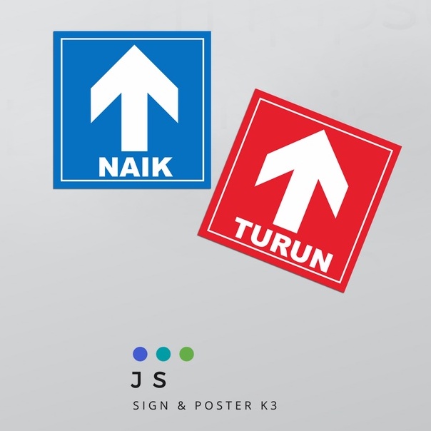 Jual STICKER ARAH PANAH TANGGA NAIK -TURUN | Shopee Indonesia