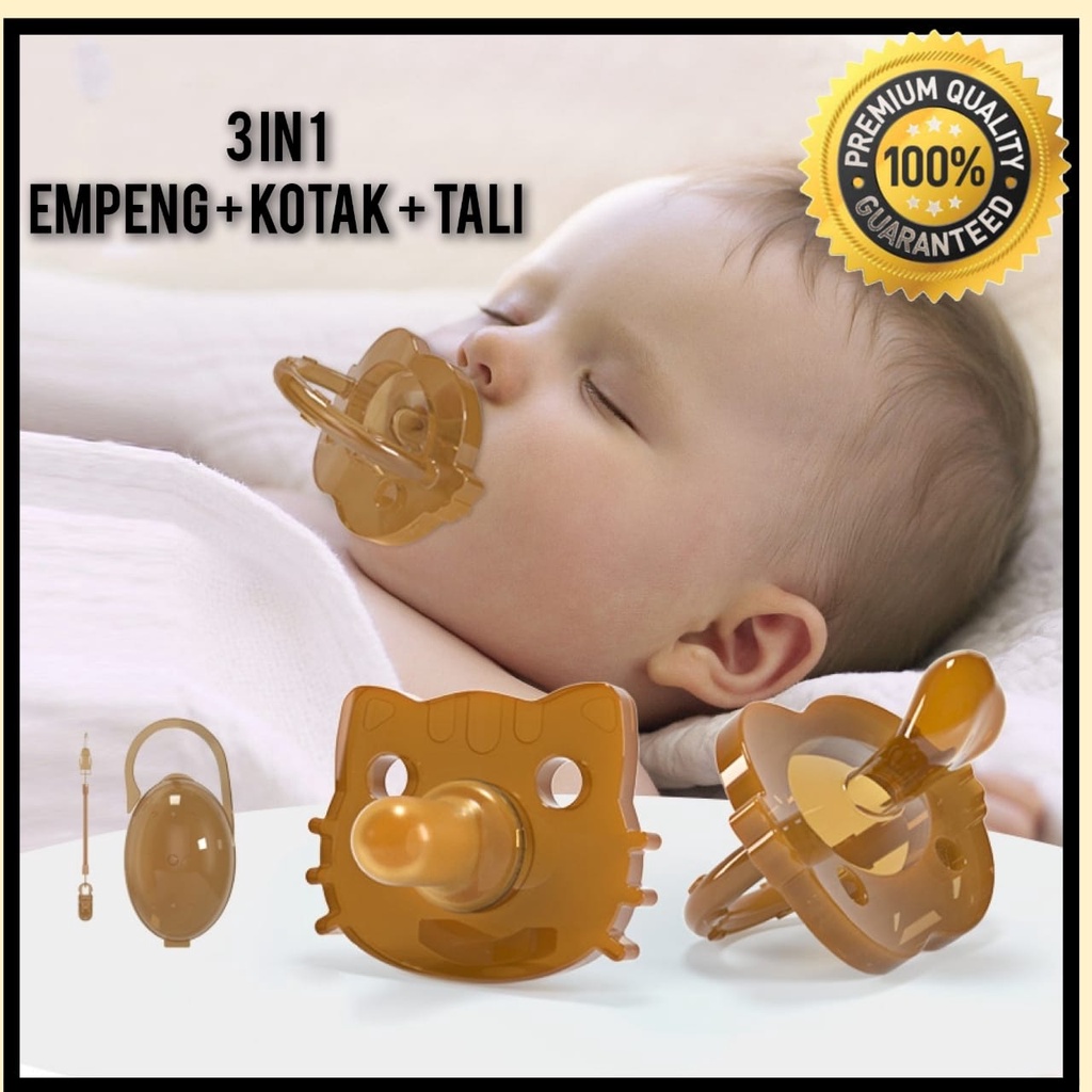 Jual Kompeng Bayi 1 Set Dot bayi / putting bayi/empeng bayi BPA FREE ...