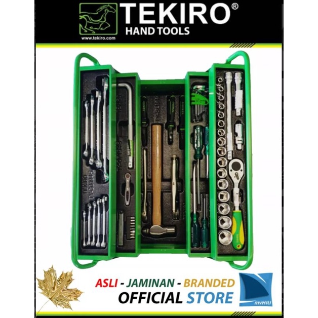 Jual TOOLBOX SET 72PCS TEKIRO KOTAK MEKANIK ALAT PERKAKAS KUNCI SOCK SOCKET | Shopee Indonesia