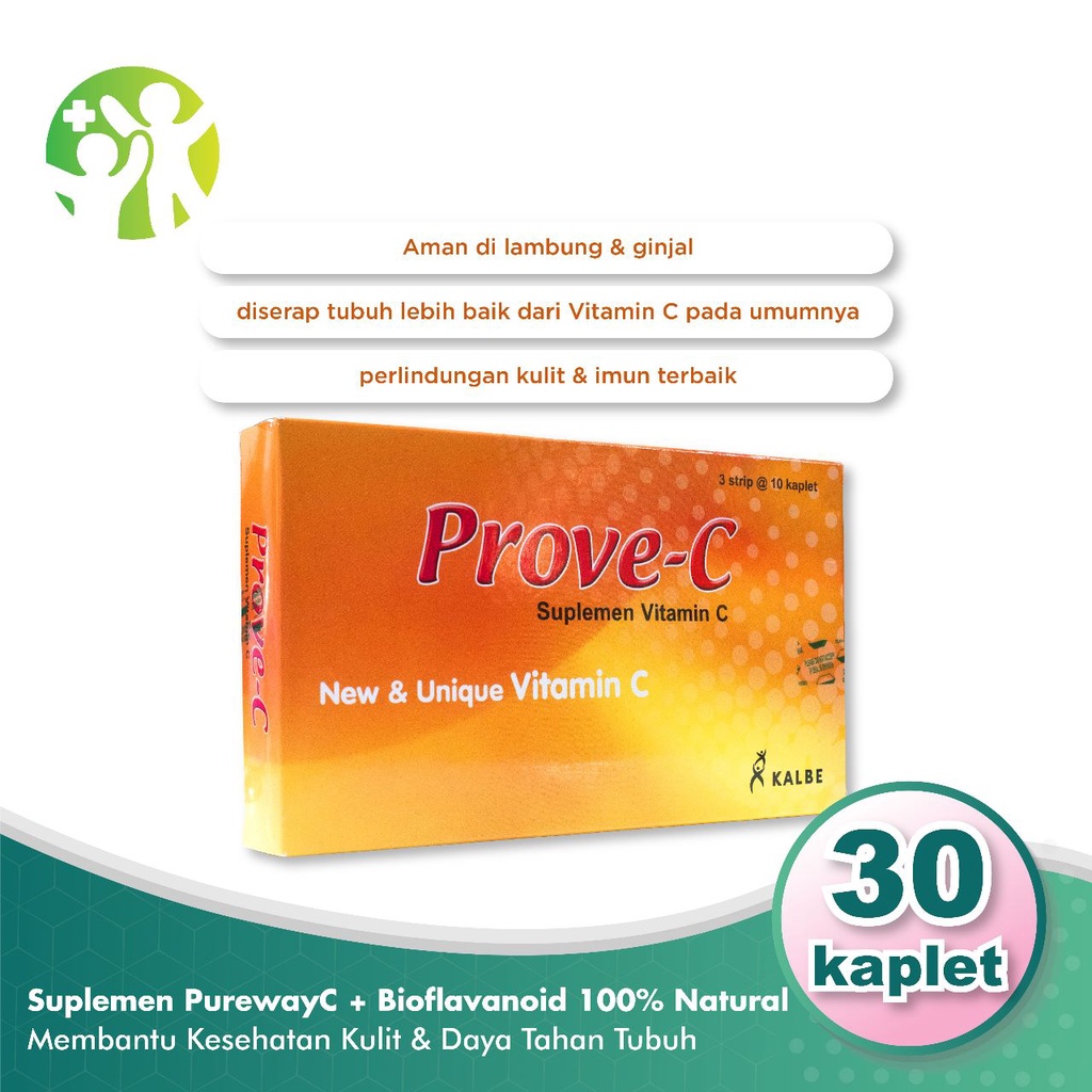 Jual Prove C 500 gram 30 kaplet - Vitamin Pureway C Aman untuk Lambung ...