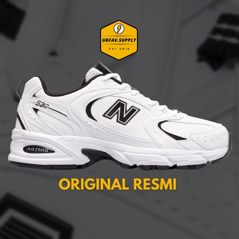 Jual [RESMI] New Balance 530 White Black Original BNIB 100% Legit Local ...