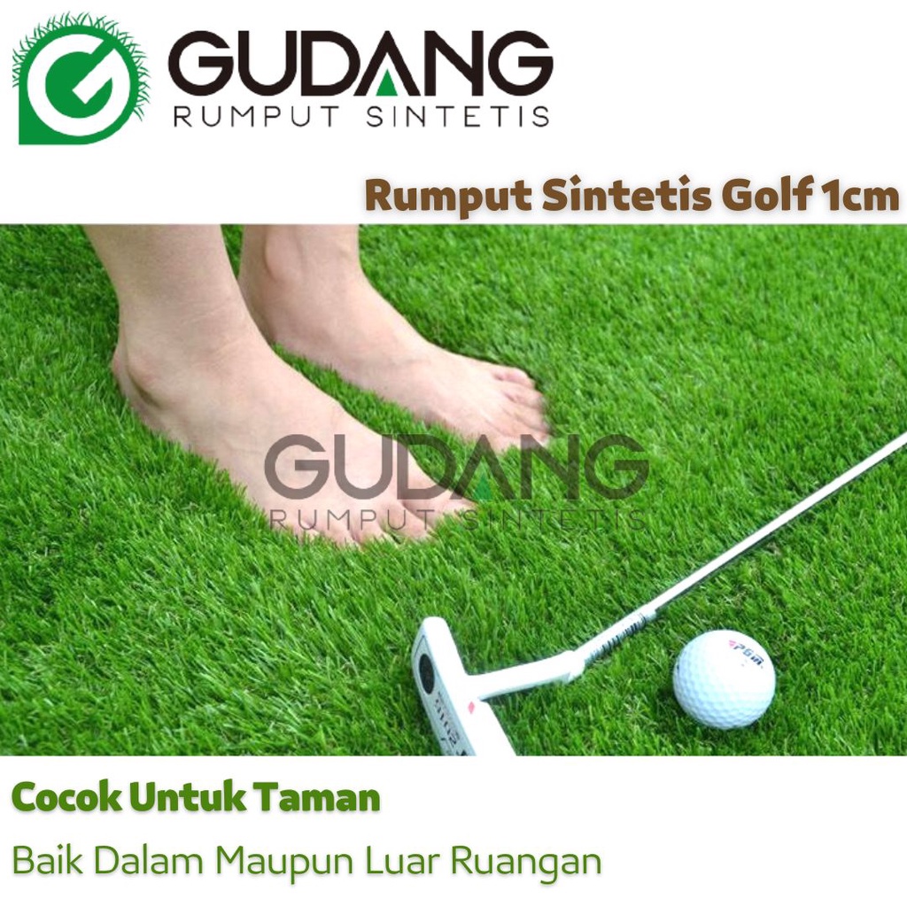 Jual rumput sintetis golf 1 CM rumput palsu, 1Meter X 1Meter rumput ...
