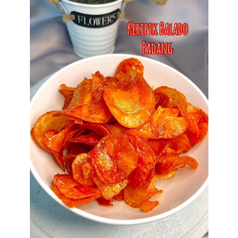 Jual Keripik Ubi Balado Padang 250 gr | Shopee Indonesia