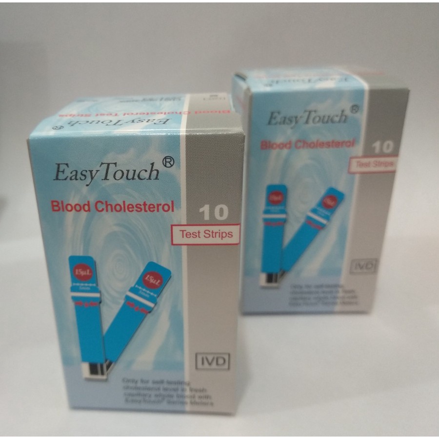Jual Strip Easy Touch Kolesterol ( Cholestrol Refill 10) | Shopee Indonesia