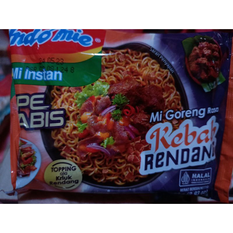 Jual Indomie mie goreng Kebab Rendang 83g | Shopee Indonesia
