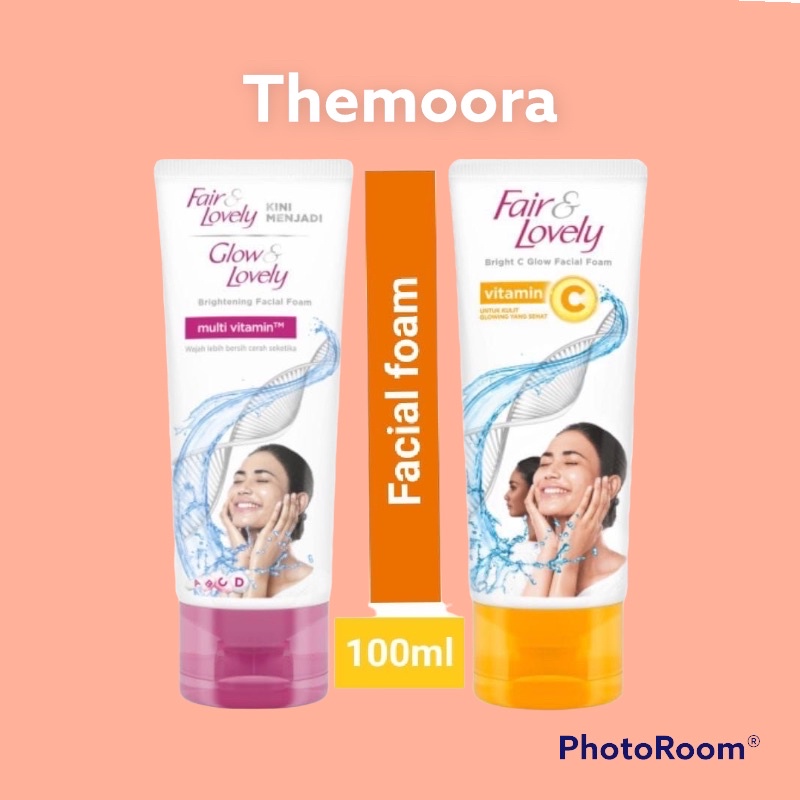 Jual Fair & Lovely / Glow & Lovely 100g Brightening Facial Foam ...