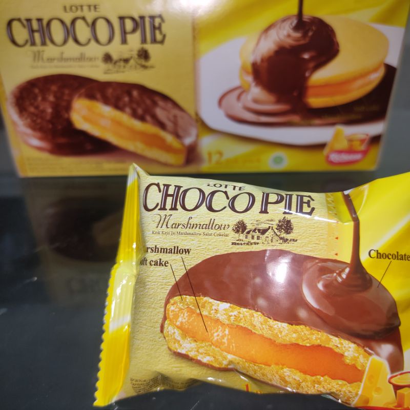 Jual Lotte Choco Pie Keju Richeese Marshmallow ChocoPie | Shopee Indonesia
