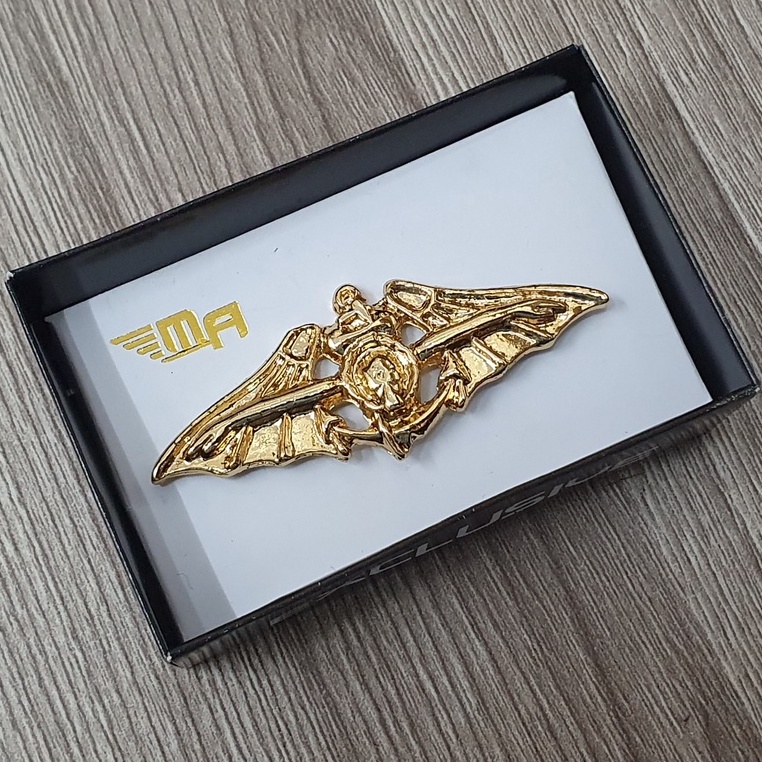 Jual Brevet Wing Selam Kecil TNI AL Brivet Pin | Shopee Indonesia