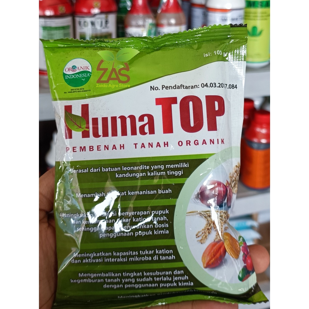 Jual HUMATOP (ASAM HUMAT) - Pembenah Tanah - 100gr | Shopee Indonesia