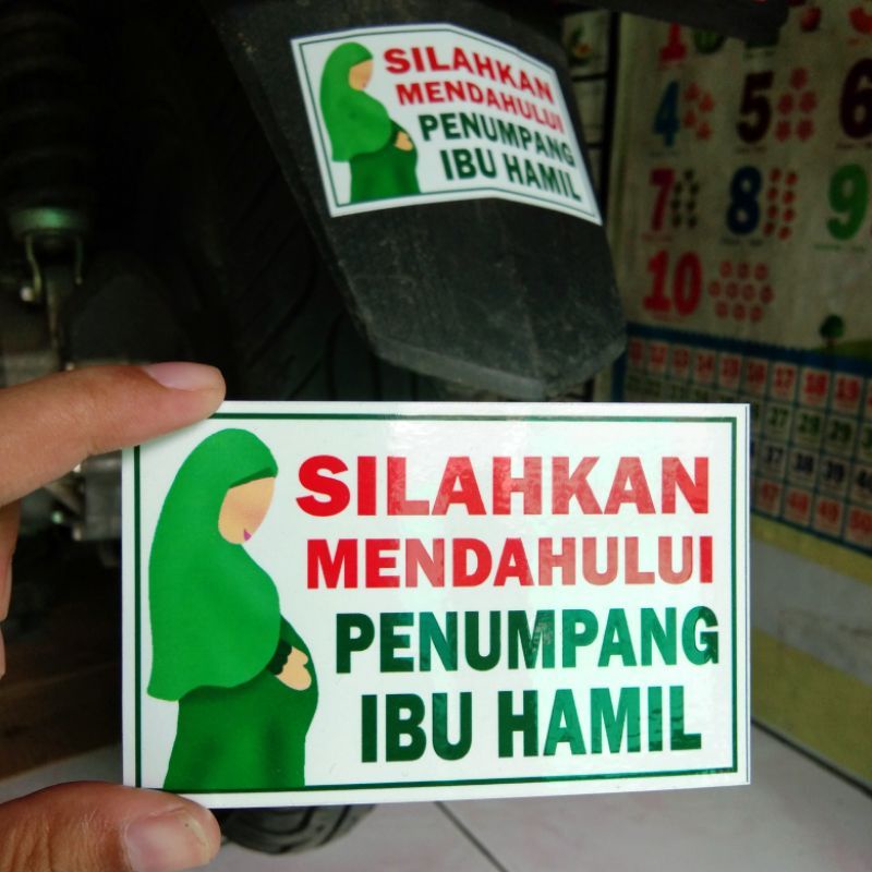 Jual Stiker Ibu Hamil buat di Motor & Helm | Shopee Indonesia