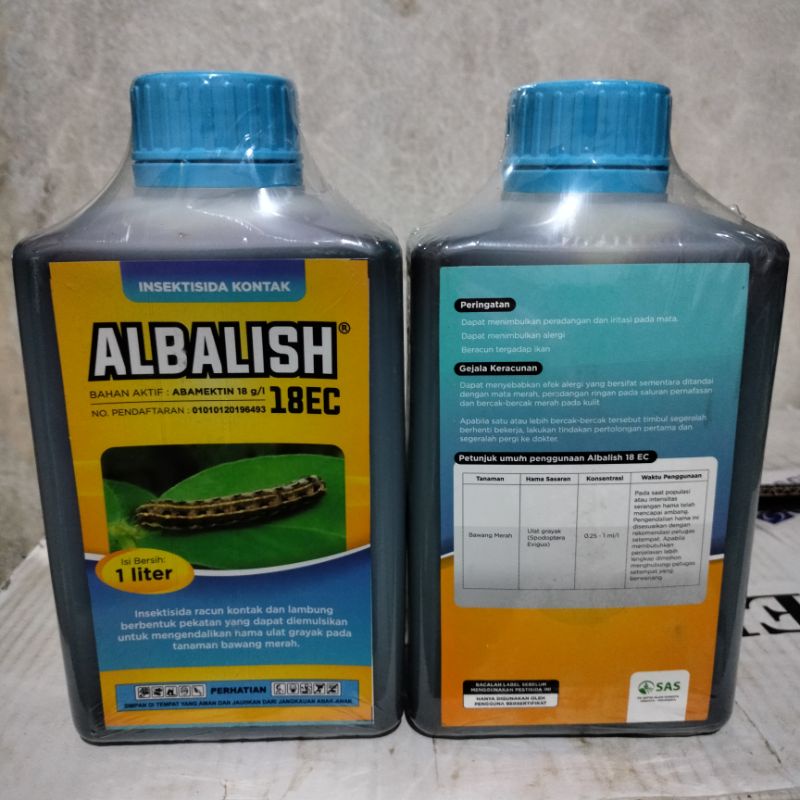 Jual INSEKTISIDA ABAMEKTIN ALBALISH 18EC 1 LITER UNTUK MENGENDALIKAN ...