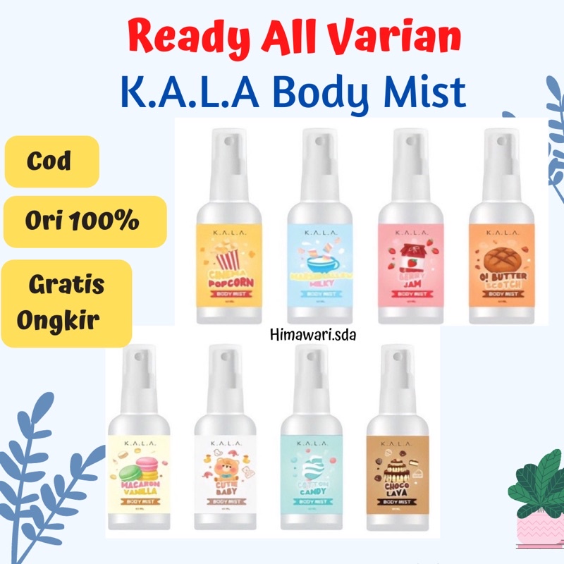 Jual KALA Body Mist Kala BPOM 60ml | Shopee Indonesia