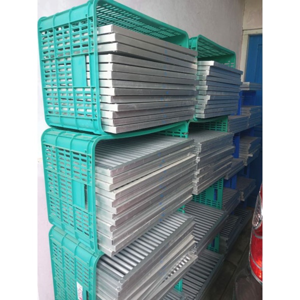 Jual Alat Sortir Lele Alumunium Pengganti Ember Sortir Lele Bak Sortir ...