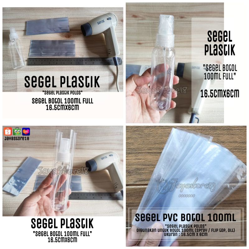Jual SEGEL BOTOL SPRAY FLIPTOP 100ml FULL body BOTOL PLASTIK MURAH 16.5 ...