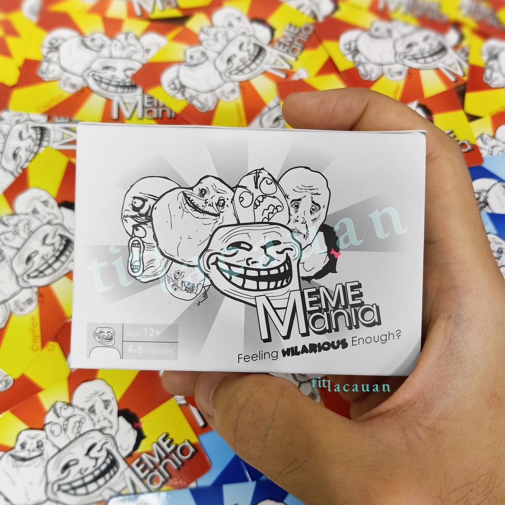Jual Kartu Permainan Meme Mania Lucu Limited Edition WHITE - Exclusive ...