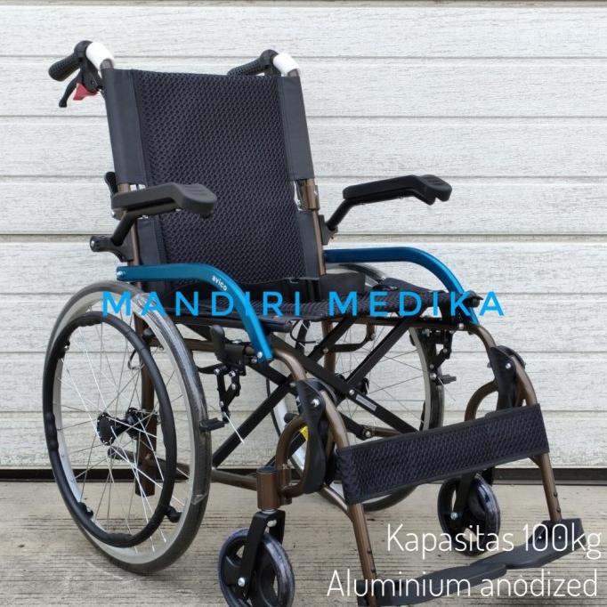 Jual Kursi Roda Lipat Aluminium Anodized AVICO Athena | Shopee Indonesia