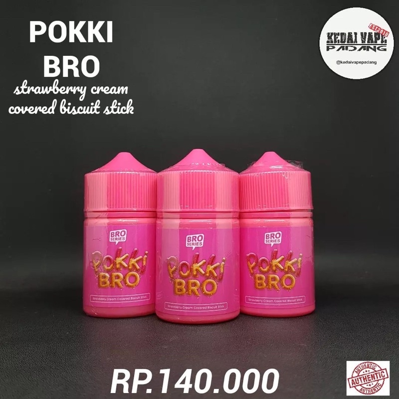 Jual Liquid Creamy Pokki Bro Strawberry 60ML | Shopee Indonesia