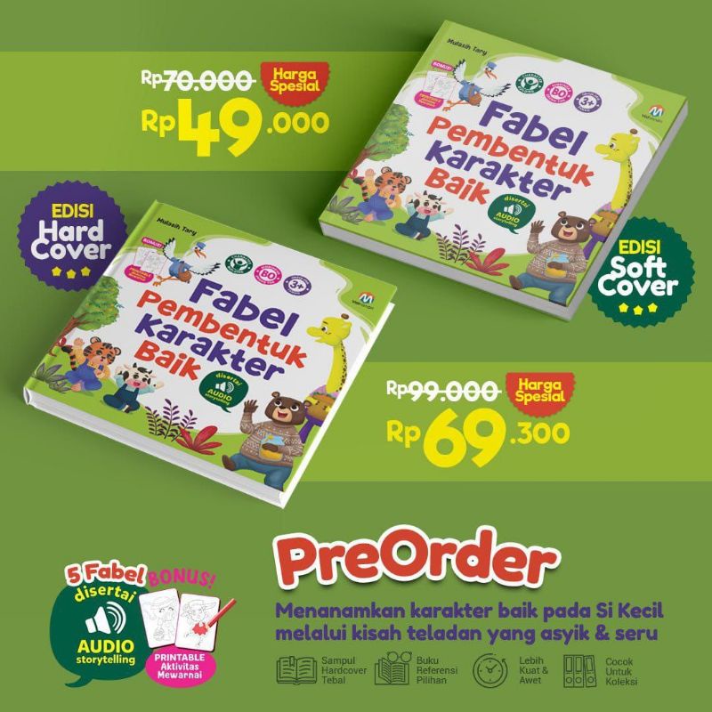 Jual Buku Cerita Anak Fabel Pembentuk Karakter Baik | Shopee Indonesia