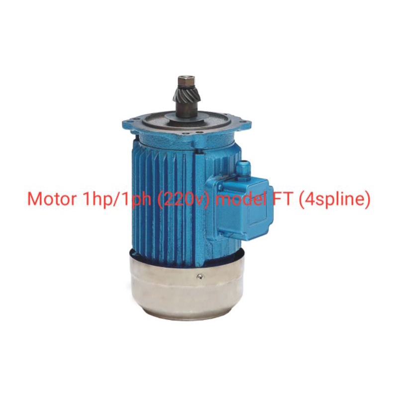 Jual Motor kincir tambak type 1hp/1phase model FT 4 spline | Shopee ...