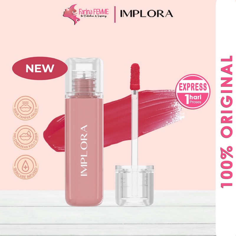 Jual FEMME || Implora Jelly Tint - Lip Tint Moist Tahan Lama Glossy ...