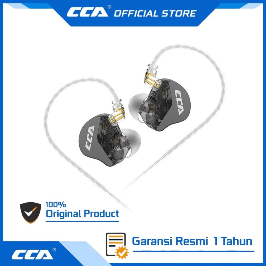 Jual CCA CRA with Mic In Ear Monitor HiFi Headset Noise Cancelling ...