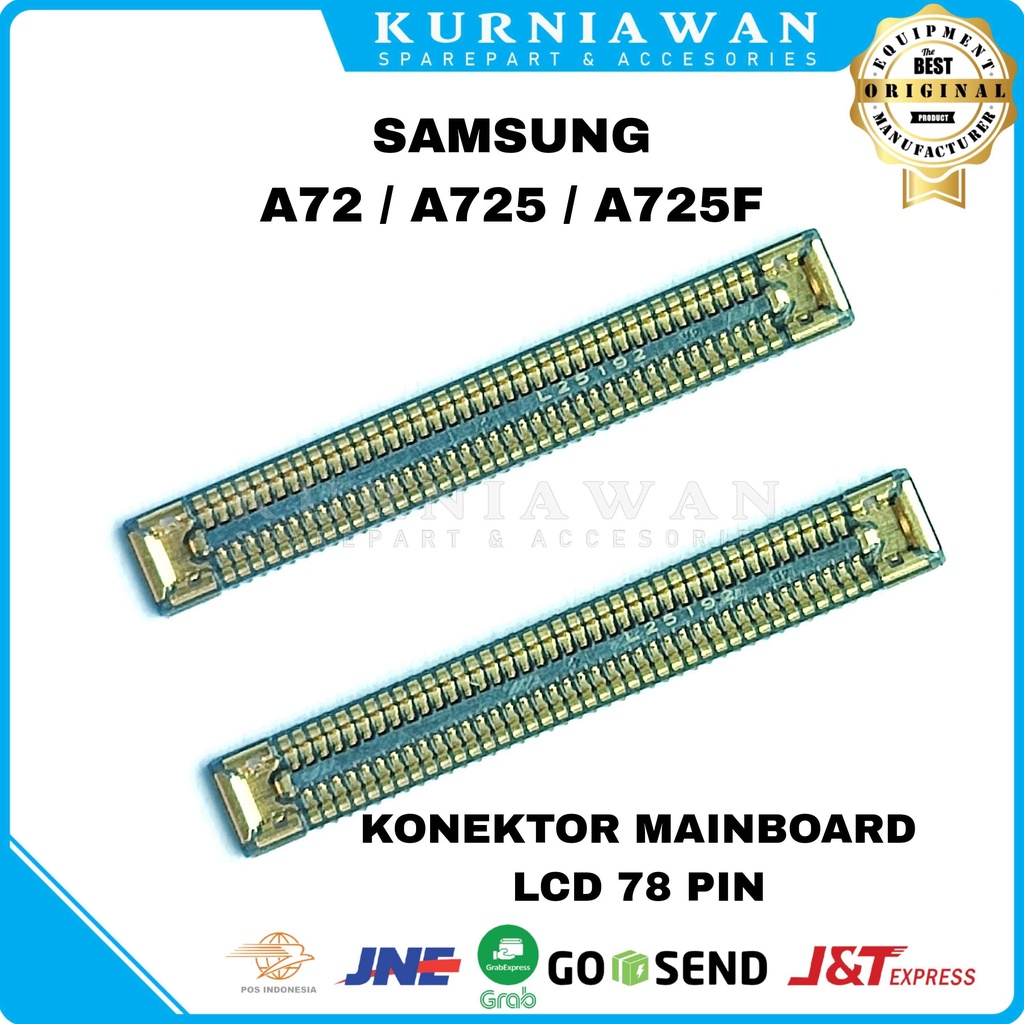 Jual Konektor Mainboard Samsung A72 A725 A725f Soket Main Board Lcd FPC 78 Pin | Shopee Indonesia