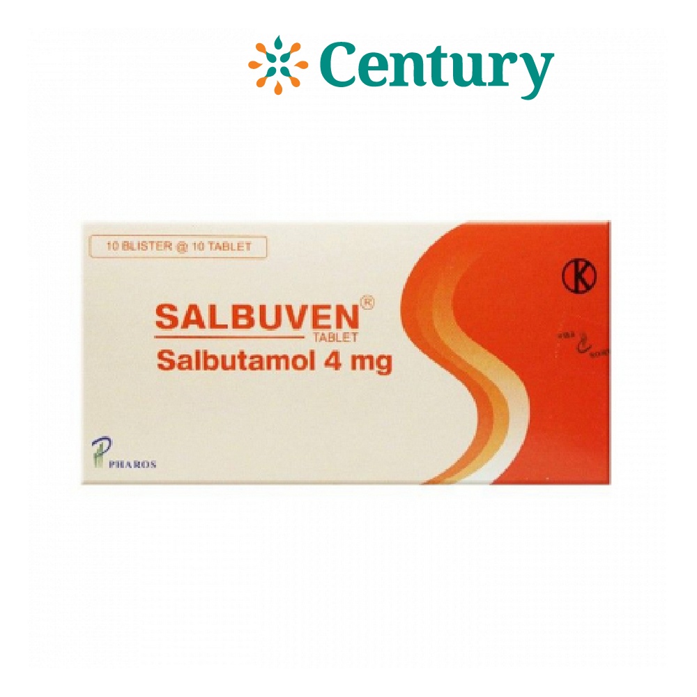 Jual SALBUVEN 4 MG 1 STRIP ISI 10 TABLET / SALBUTAMOL / ASMA ...