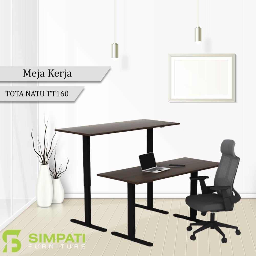 Jual Meja Tulis/Meja Kerja Kaki Besi Pro Design Tota Natu TT 160 ...