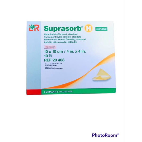 Jual Suprasorb H Hidrocolloid Dressing 10cm x 10cm / PCS | Shopee Indonesia